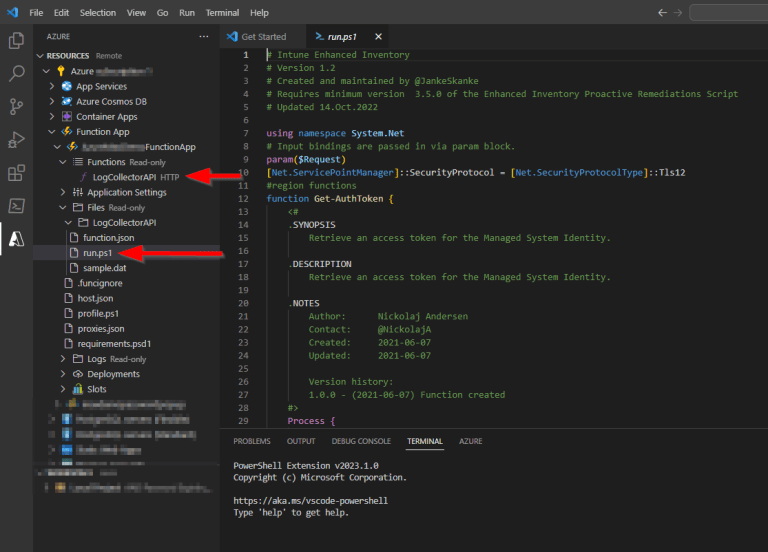 Using Visual Studio Code to Write, Edit, and Locally Test PowerShell ...