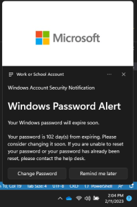 Windows Toast Notification Based Password Expiration Reminders ...
