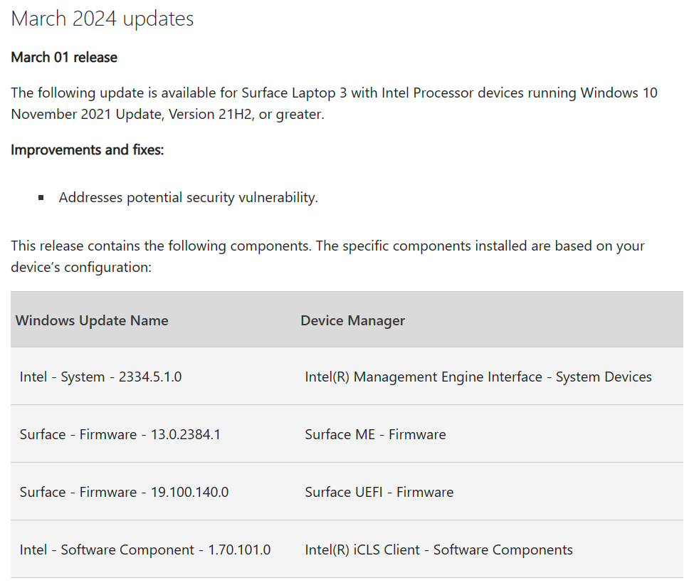 Bug: March 2024 Surface Laptop Firmware Update Causing Incorrect System Time – Getting the Most ...